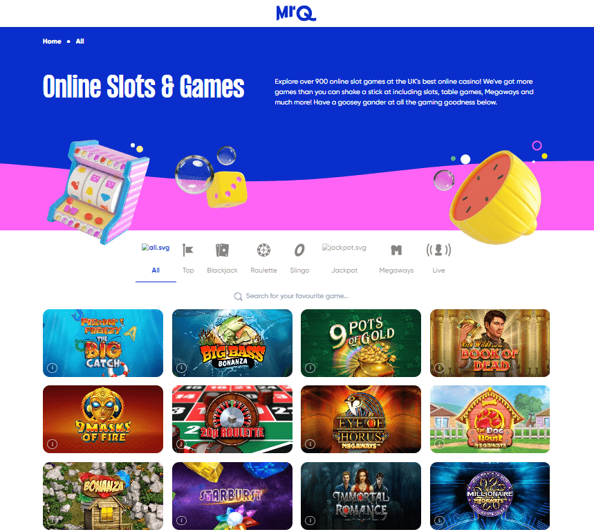 MrQ Casino Review 2024 - Play top casino games